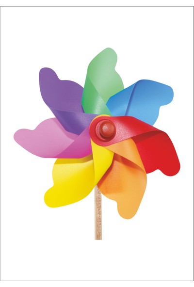 Kardeşler Oyuncak Rüzgar Gülü Çap: 20 cm