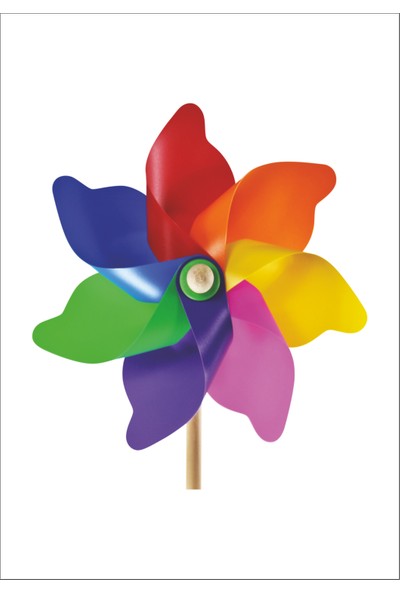 Kardeşler Oyuncak Rüzgar Gülü Çap: 30CM