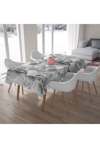 Sermat Mermer Desen Masa Örtüsü