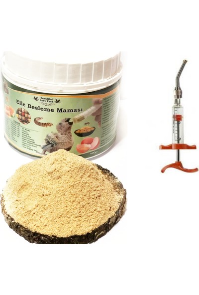 Beautiful Food Elle Besleme Maması 400 Gr. ve Kuş Besleme Aparatı Beautiful Food Elle Besleme Maması 400 Gr. ve Kuş Besleme Aparatı