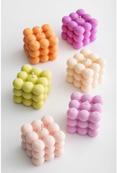 Arma Bebe Butik Kare Mum Kalıbı (Bubble Mum Kalıbı)