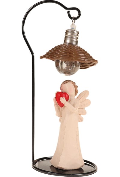 Cetinaccessories Masum Melek Kalpli Özel Tasarım Dekoratif Masa Lambası Cetinaccessories Masum Melek Kalpli Özel Tasarım Dekoratif Masa Lambası