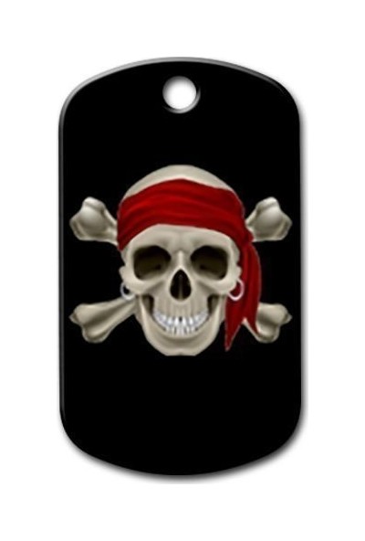 Pet Tag Art Kuru Kafa Korsan Kedi Köpek Künyesi Pet Tag Art Kuru Kafa Korsan Kedi Köpek Künyesi