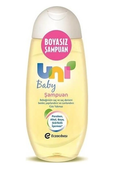 Uni Baby Yenidoğan Saç ve Vücut Köpük Şampuan 200 ml Uni Baby Yenidoğan Saç ve Vücut Köpük Şampuan 200 ml