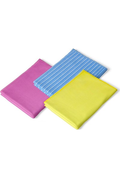 Silva Mikrofiber Klasik 3'lü Temizlik Seti Silva Mikrofiber Klasik 3'lü Temizlik Seti
