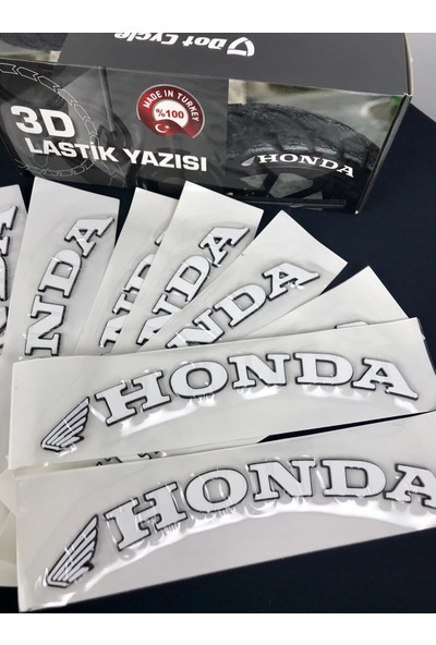 Dot Cycle 3D Honda Lastik Yazısı Dot Cycle 3D Honda Lastik Yazısı