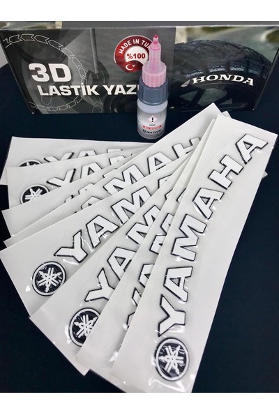 Dot Cycle 3D Yamaha Lastik Yazısı Dot Cycle 3D Yamaha Lastik Yazısı