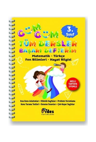 Fides Yayınları 3. Sınıf Güm Güm Tüm Dersler Başarı Defterim Fides Yayınları 3. Sınıf Güm Güm Tüm Dersler Başarı Defterim