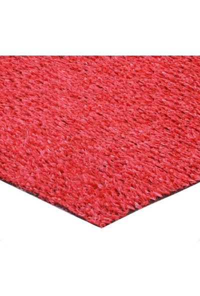Nurteks Kırmızı Suni Çim Halı 150 x 100