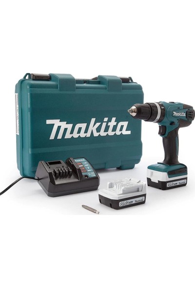 Makita HP347DWE3 Çantalı Darbeli Akülü Matkap 2 Akülü Set 14,4V