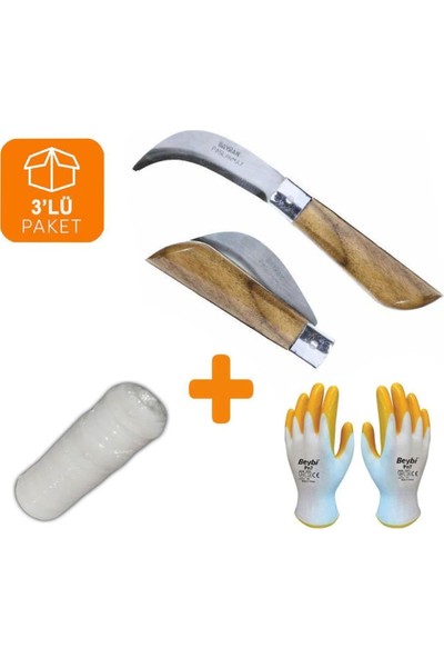 Zubizubi Bayram Bağ Aşı Bıçağı Paslanmaz 20 cm No:2 (3'lü Aşılama Paketi) Zubizubi Bayram Bağ Aşı Bıçağı Paslanmaz 20 cm No:2 (3'lü Aşılama Paketi)