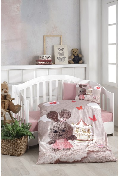 Bonjardin Home Dijital Baskılı 3D Pamuklu Bebek Nevresim Takımı