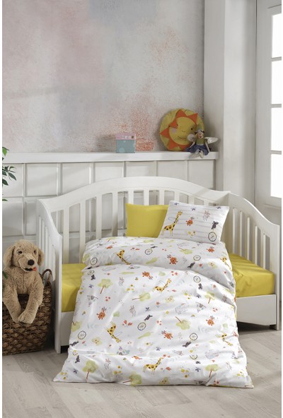 Bonjardin Home Dijital Baskılı 3D Pamuklu Bebek Nevresim Takımı