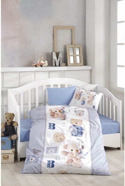 Bonjardin Home Dijital Baskılı 3D Pamuklu Bebek Nevresim Takımı