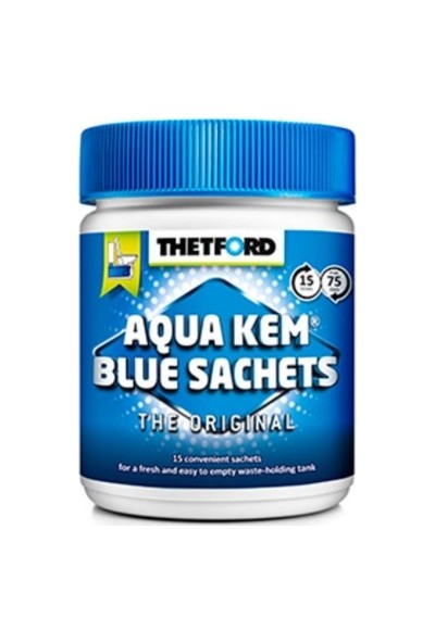 Thetford Kirli Su Tankı Kimyasalı Kutuda (Mavi) 15 Paket