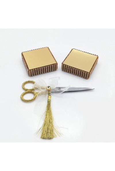 LORA DAVET Söz Makası ve Yüzük Yükseltileri KARE ALTIN 53699