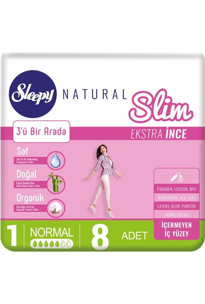 SLEEPY SLIM INCE NORMAL STD 8 LI
