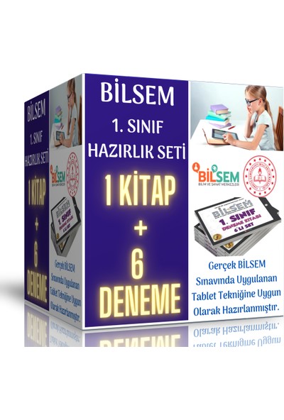 Enine Boyuna Eğitim Bilsem 1. Sınıf Hazırlık Seti (1 Hazırlık Kitabı + 6 Deneme) Enine Boyuna Eğitim Bilsem 1. Sınıf Hazırlık Seti (1 Hazırlık Kitabı + 6 Deneme)