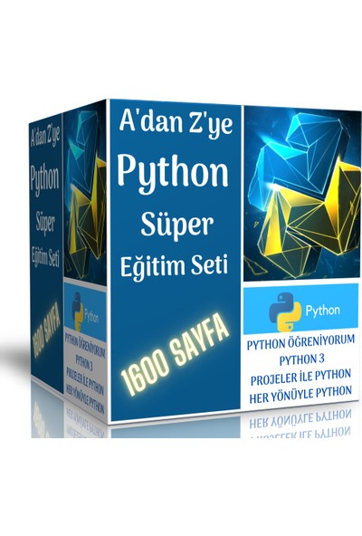 Enine Boyuna Eğitim Python Öğreten Süper Eğitim Seti (4 Süper Kitap) Enine Boyuna Eğitim Python Öğreten Süper Eğitim Seti (4 Süper Kitap)
