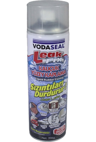 Vodaseal 2''li Paket Leak Fix Su Geçirmez Sızdırmaz Sprey 396 gr Şeffaf Vodaseal 2''li Paket Leak Fix Su Geçirmez Sızdırmaz Sprey 396 gr Şeffaf