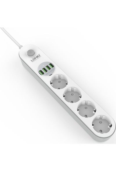 Ldnio Grup Priz 4lü - 3.4A 4x USB Çıkışlı 2 metre -SE4432 Ldnio Grup Priz 4lü - 3.4A 4x USB Çıkışlı 2 metre -SE4432