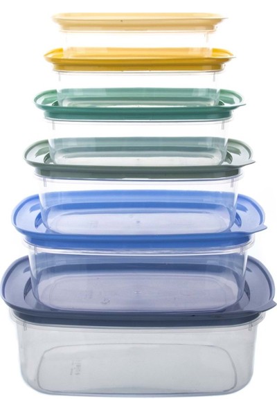 Klt Nest Saklama Kabı Seti Mavi 12 Prç.