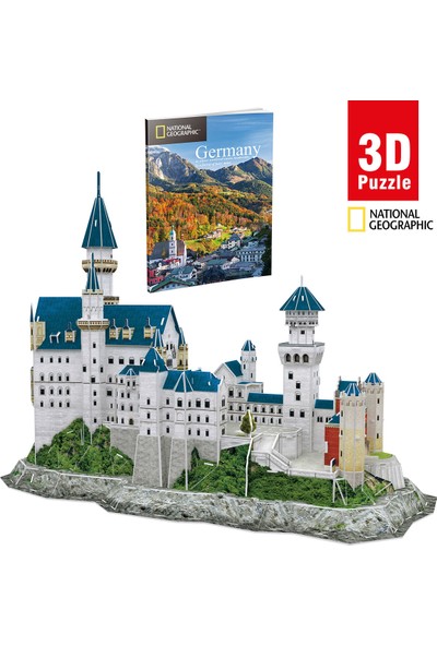 Cubic Fun National Geographic Serisi Neuschwanstein Kalesi 3D Puz Cubic Fun National Geographic Serisi Neuschwanstein Kalesi 3D Puz