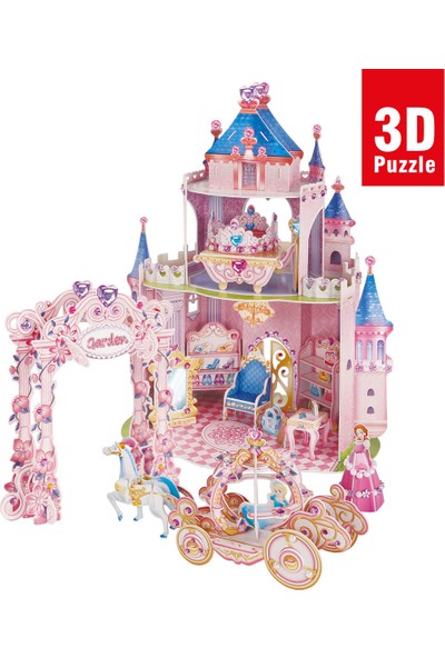 Cubic Fun Prenses Gizli Bahçe Şatosu 3D Puzzle Cubic Fun Prenses Gizli Bahçe Şatosu 3D Puzzle
