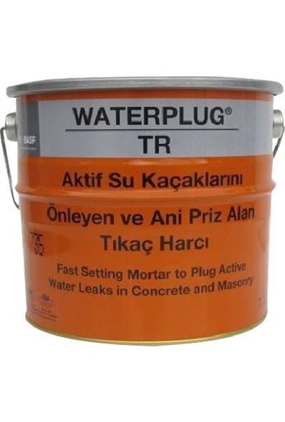 Basf Masterseal 591 5 Kg Şok Tamir Harcı Water Plug