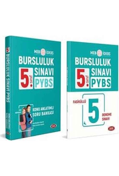 Data Yayınları 5. Sınıf PYBS Bursluluk Sınavı Konu Anlatımlı Soru Bankası ve Deneme Seti Data Yayınları 5. Sınıf PYBS Bursluluk Sınavı Konu Anlatımlı Soru Bankası ve Deneme Seti