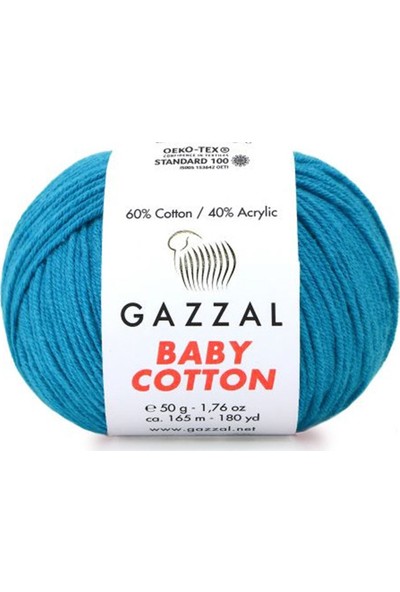 Gazzal Baby Cotton 3428 | Pamuklu Amigurumi Ipi