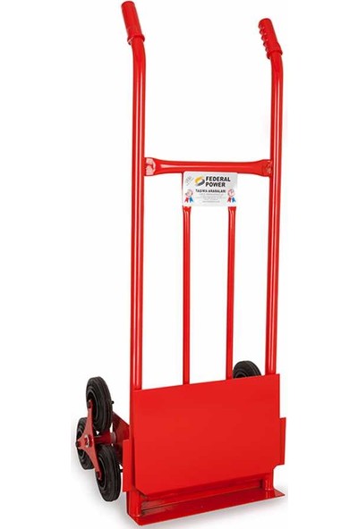 Balatlı Merdiven Çıkabilen Paket ve Yük Taşıma El Arabası 350 Kg Balatlı Merdiven Çıkabilen Paket ve Yük Taşıma El Arabası 350 Kg