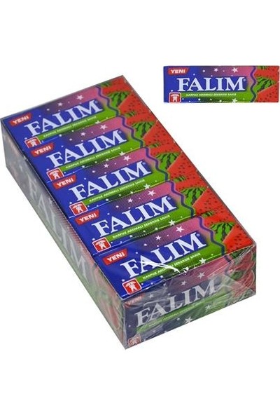 Falım 5'li Sakız Karpuz Aromalı 20 Paket x 7 gr Falım 5'li Sakız Karpuz Aromalı 20 Paket x 7 gr