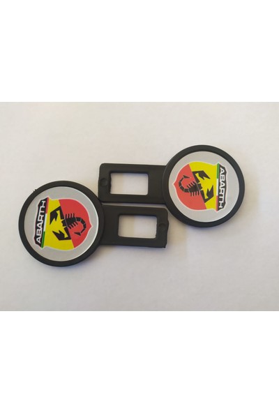 Boğaziçi Abarth Yazılı Sahte Oto Emniyet Kemer Klipsi