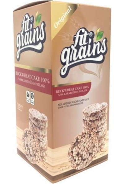 Fit Grains Karabuğday Patlağı 130 gr Fit Grains Karabuğday Patlağı 130 gr