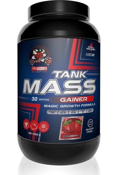 Protouch Nutrition The Tank Mass Gainer 1500 gr 30 Servis Protouch Nutrition The Tank Mass Gainer 1500 gr 30 Servis