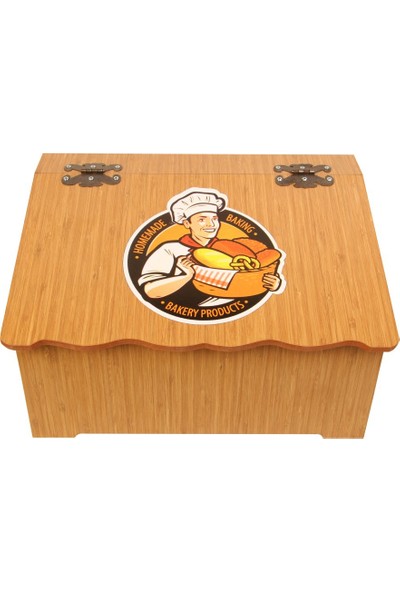 Selenaev-kur Ahşap Ceviz Ekmek Kutusu