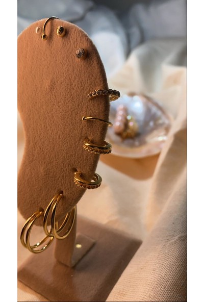 Lavinia Kıkırdak Küpe Seti