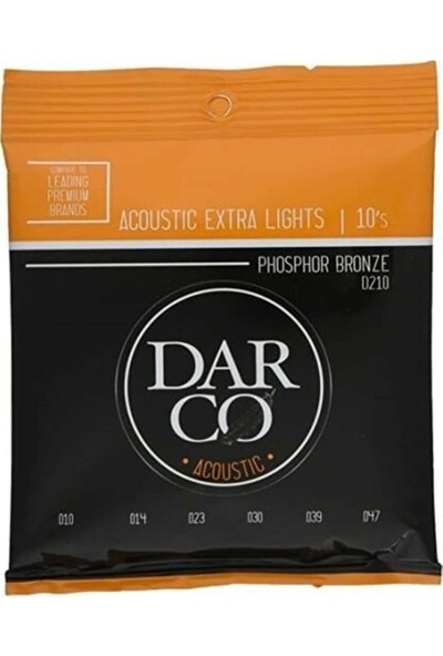 Darco Akustik Gitar Teli D510 Extra Light Darco Akustik Gitar Teli D510 Extra Light