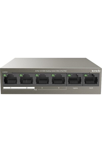 Tenda TEF1106P-4-63W 6-Port 10/100M 4-Port Poe Switch Tenda TEF1106P-4-63W 6-Port 10/100M 4-Port Poe Switch