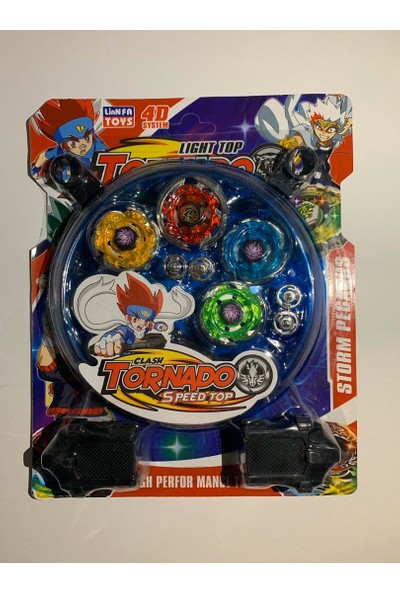 Kardelen Tornado Beyblade Metal Işıklı Sahalı Arenalı 4lü Kardelen Tornado Beyblade Metal Işıklı Sahalı Arenalı 4lü