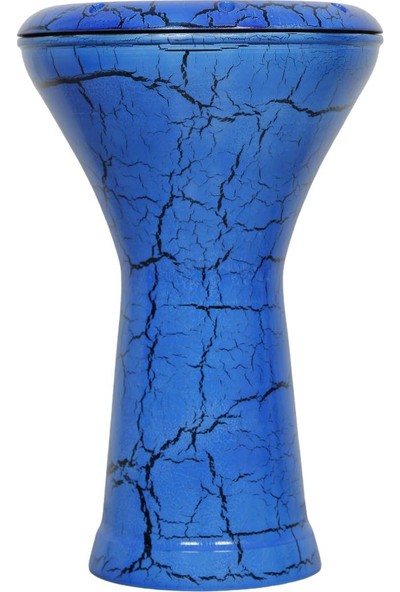 Tekin Müzik Mısır Darbuka Mavi Çatlak Desen Tekin Müzik Mısır Darbuka Mavi Çatlak Desen