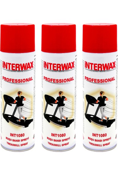 Interwax Silikon Koşu Bandı Spreyi & Bakımı 500 ml Interwax Silikon Koşu Bandı Spreyi & Bakımı 500 ml