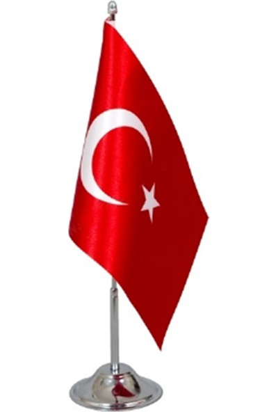 Bayrak Online Türk Masa Bayrağı Tekli Direkli Takım