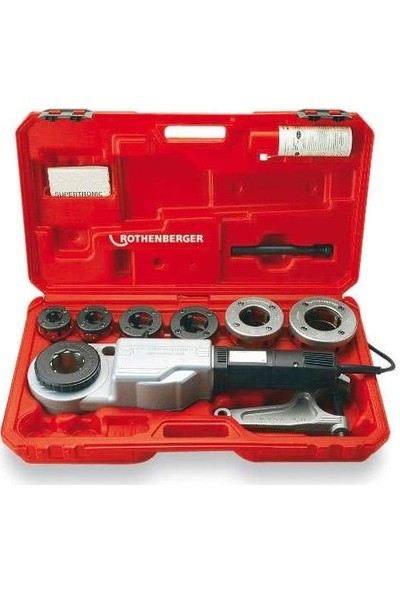 Rothenberger Rotherberger Supertronic 2000 Set Elektrikli El Tipi Pafta Seti Rothenberger Rotherberger Supertronic 2000 Set Elektrikli El Tipi Pafta Seti
