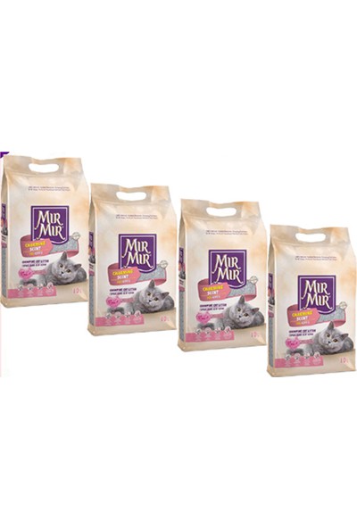 Mırmır Bentonit Kedi Kumu 4 x 10 Lt