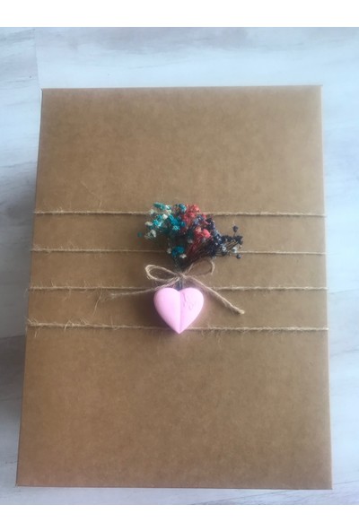 Boxboxpense Kraft Boş Hediye Kutusu 25 x 25 x 10 cm