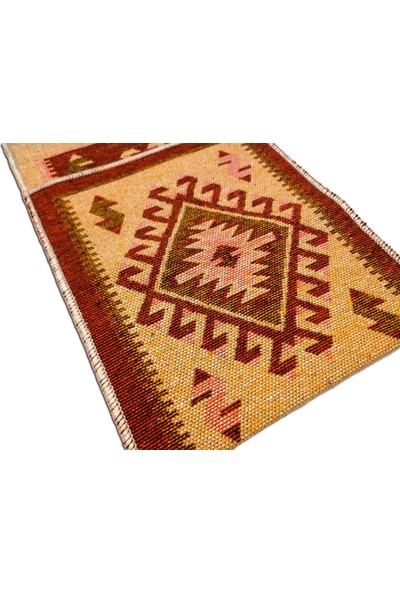 Başaran Tekstil Antik Kilimden Motosiklet Heybesi 2 Gözlü Kilim Çanta