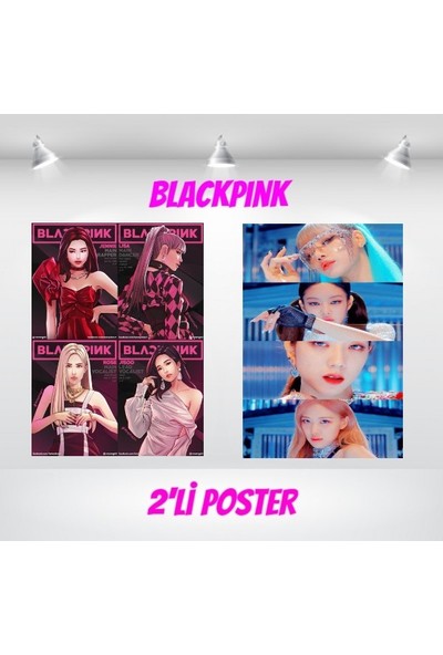 Fbn Store Blackpink Poster 2'li Özel Tasarım