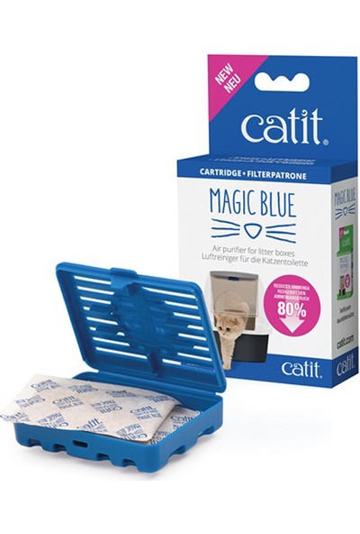 Catit Magic Blue Tuvalet Kabı Koku Giderici
